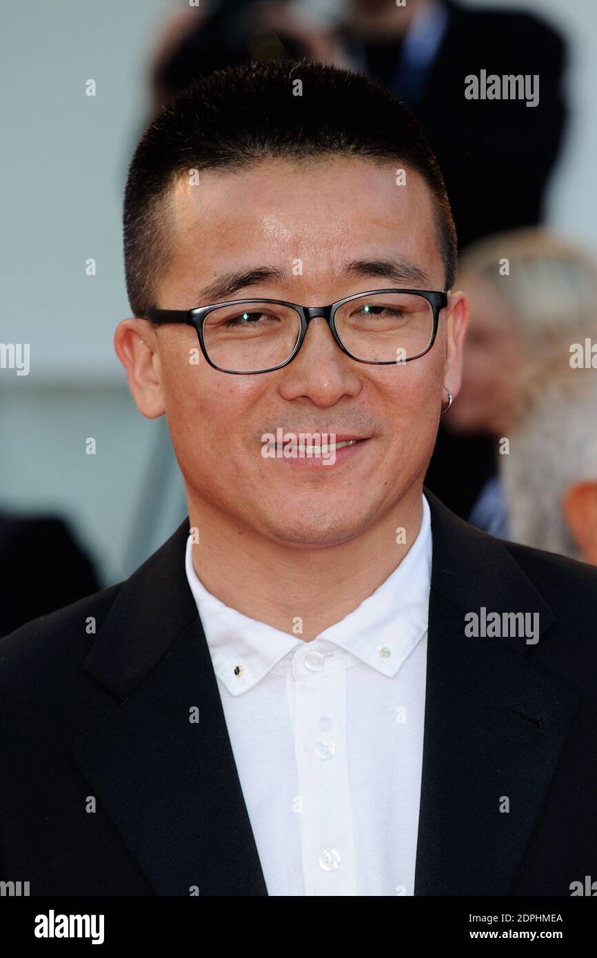 Liu Hua walking the red carpet as arriving at the closing ceremony of ...