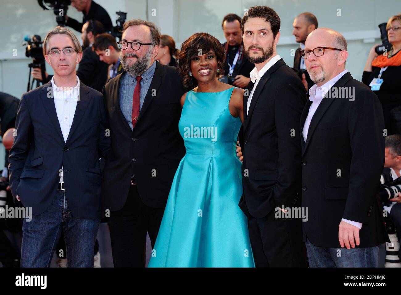 Producer Adam Hohenberg, Edwina Findley. director Jake Mahaffy, Mike S ...
