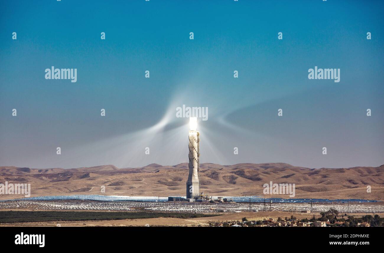 Electrical tower in desert hi-res stock photography and images - Alamy