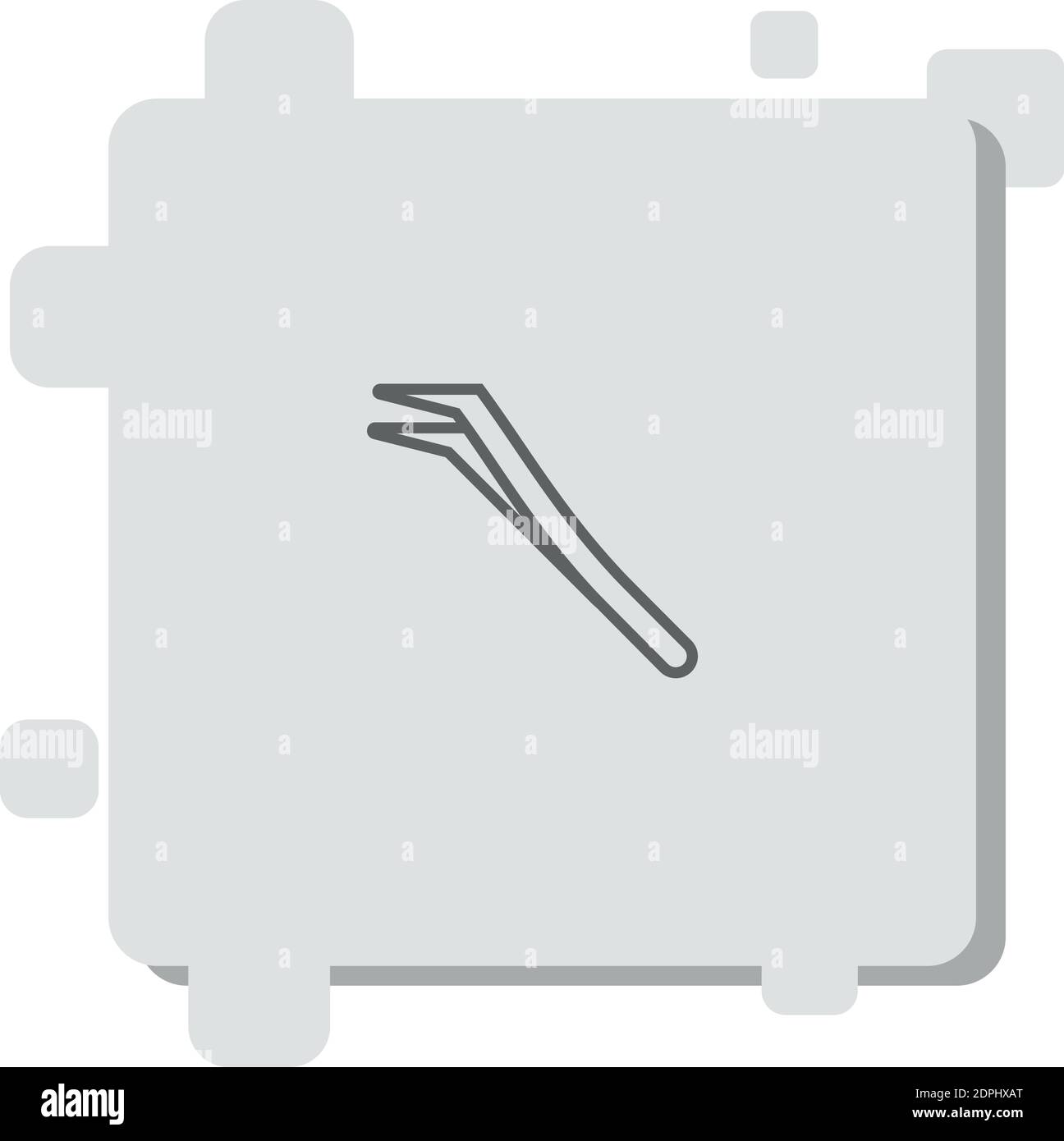 tweezers vector icon modern simple vector illustration Stock Vector ...