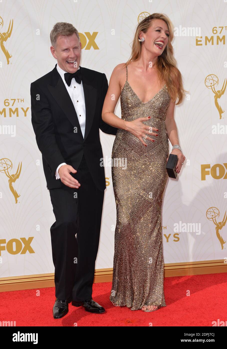 Cat Deeley attends the 67th Emmy Awards at the Microsoft Theatre on ...