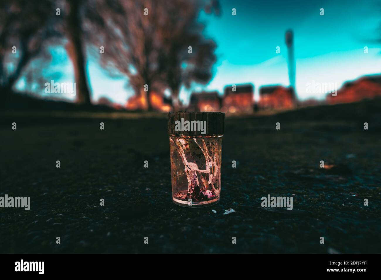 Broken glass grass hi-res stock photography and images - Alamy