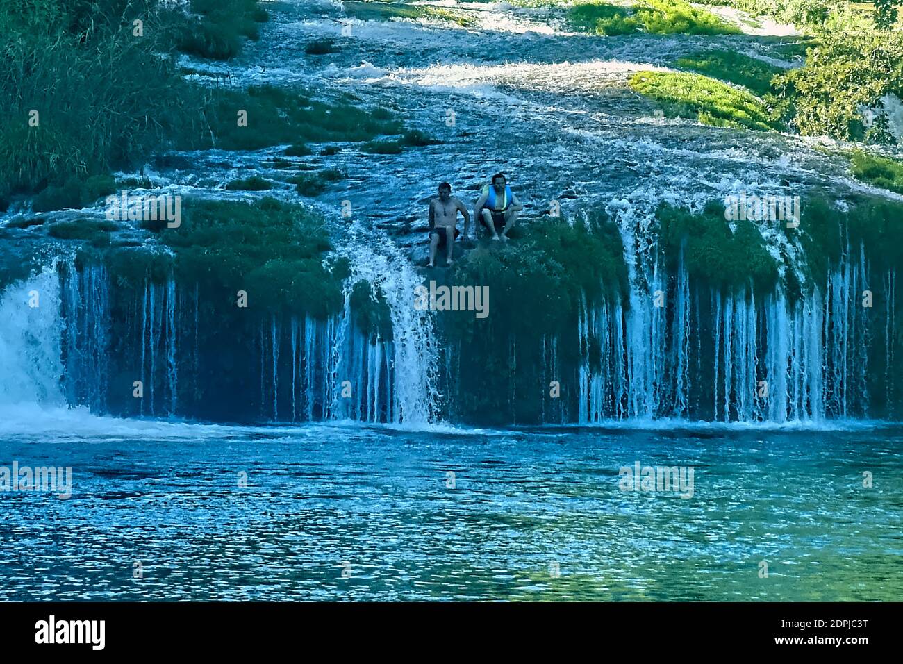 Enjoying Micos waterfalls, Huasteca Potosina, San Luis Potosi, Mexico ...