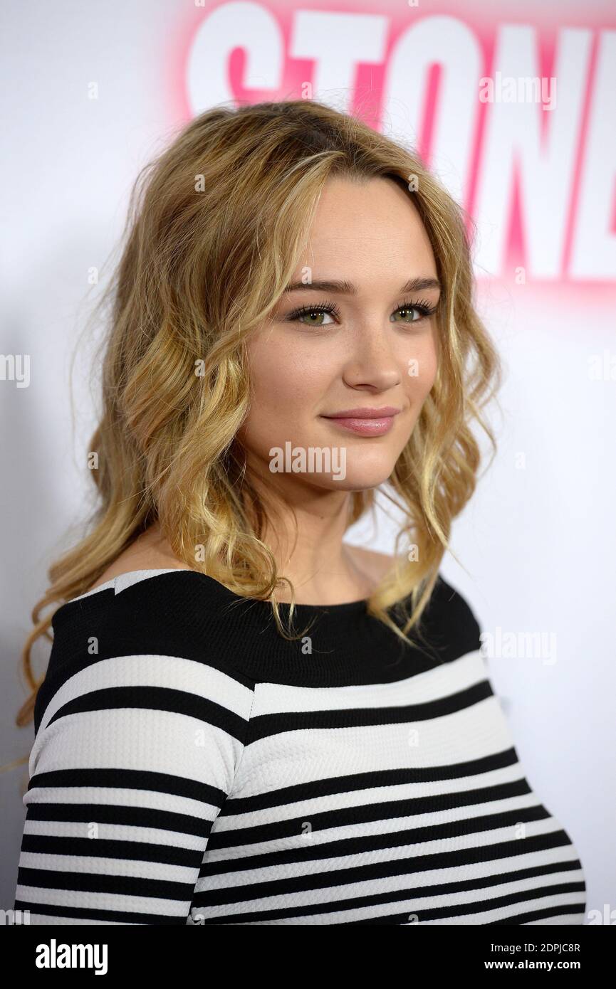 Hunter King attends the premiere of Stonewall at the Pacific Design ...