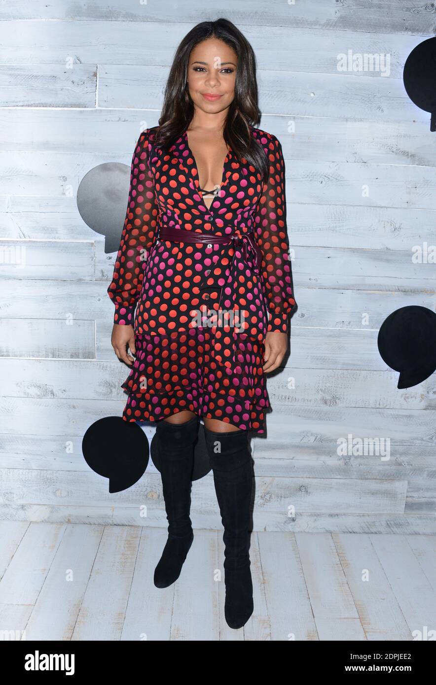 Sanaa Lathan attends the go90 party held at Wallis Annenberg Center for ...