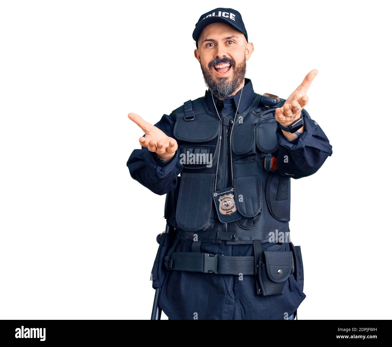 Police officer helping person hi-res stock photography and images - Alamy