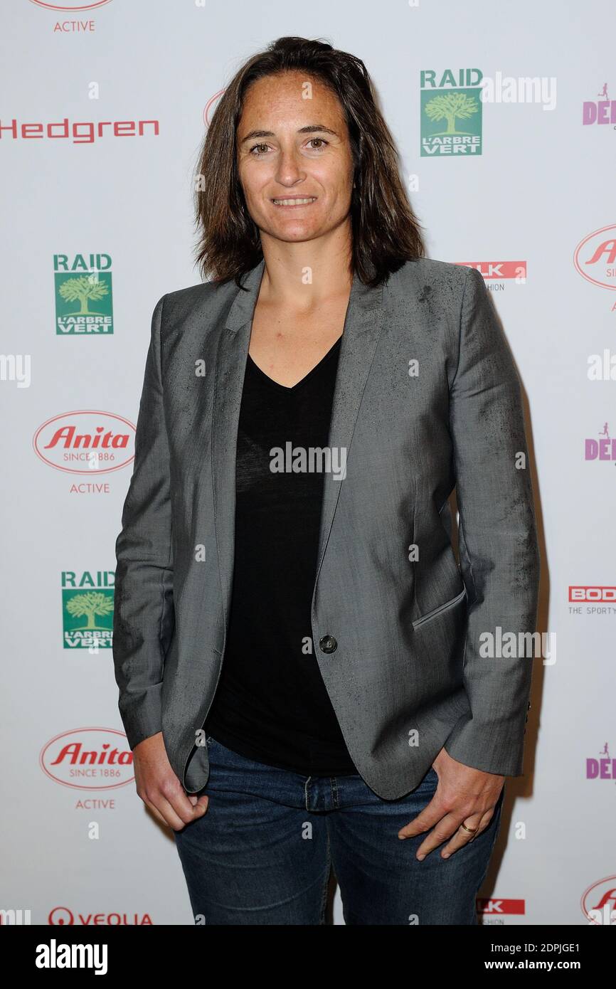 Exclusive. Isabelle Blanc assiste a la soiree de lancement du Raid Amazones a Paris, France le ...