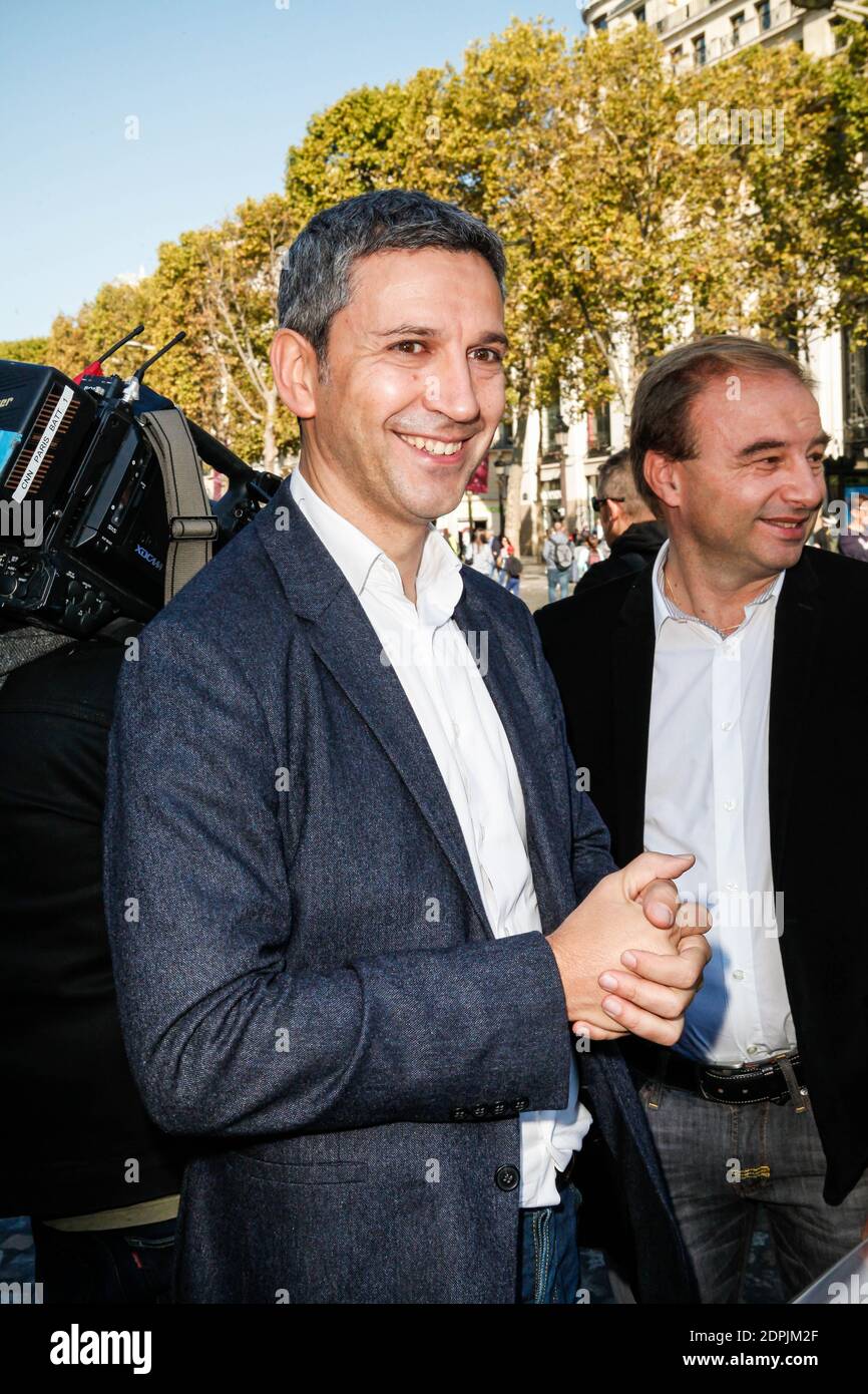 Christophe Najdovski attending the 'No Car' day in Paris, France on ...