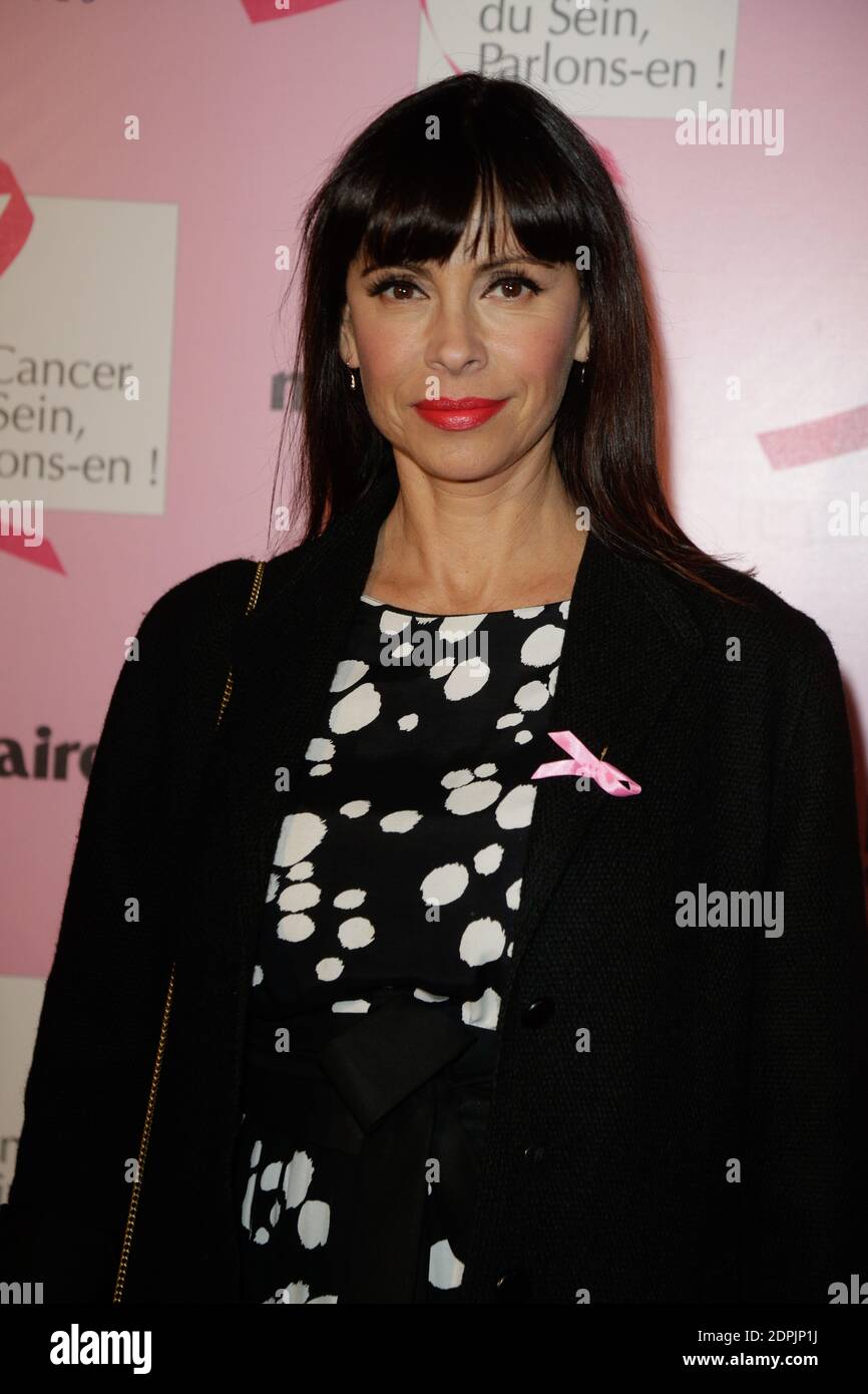 Mathilda May attending the 'Octobre Rose' Party, held at 'Palais ...