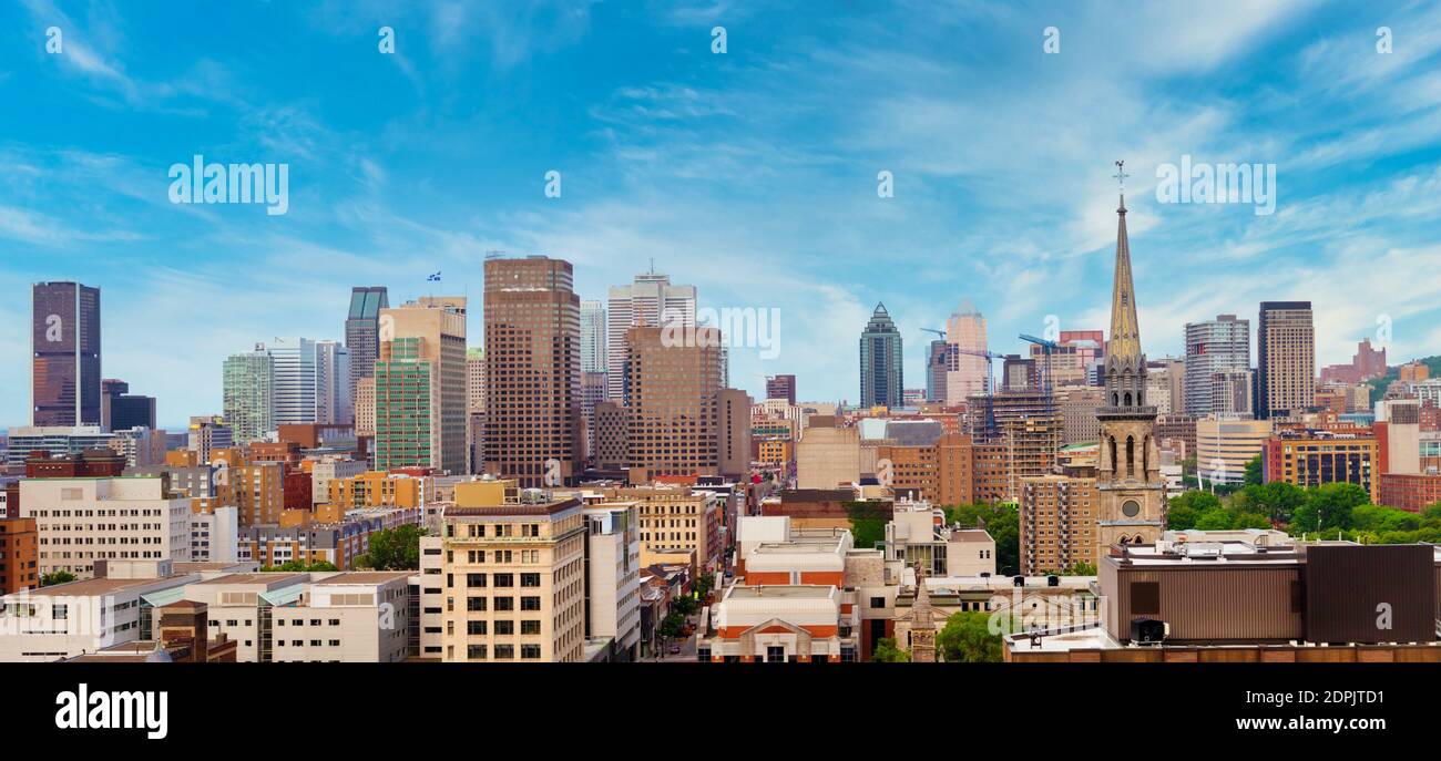 Aerial view downtown montreal hi-res stock photography and images - Alamy