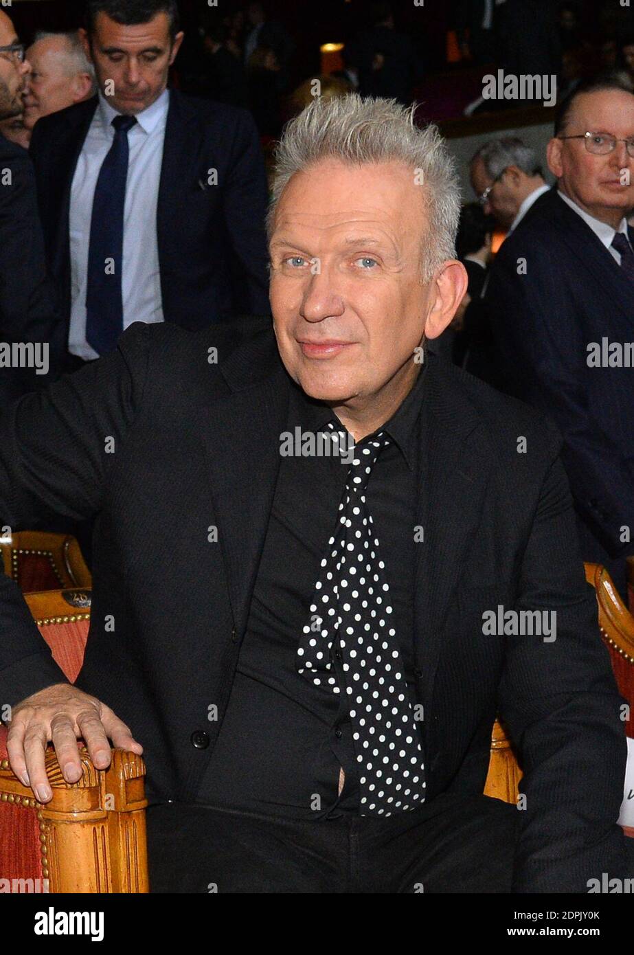 French designer Jean-Paul Gaultier during the BFM Awards 2015 ceremony ...