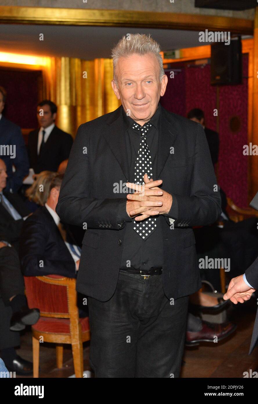 French designer Jean-Paul Gaultier during the BFM Awards 2015 ceremony ...