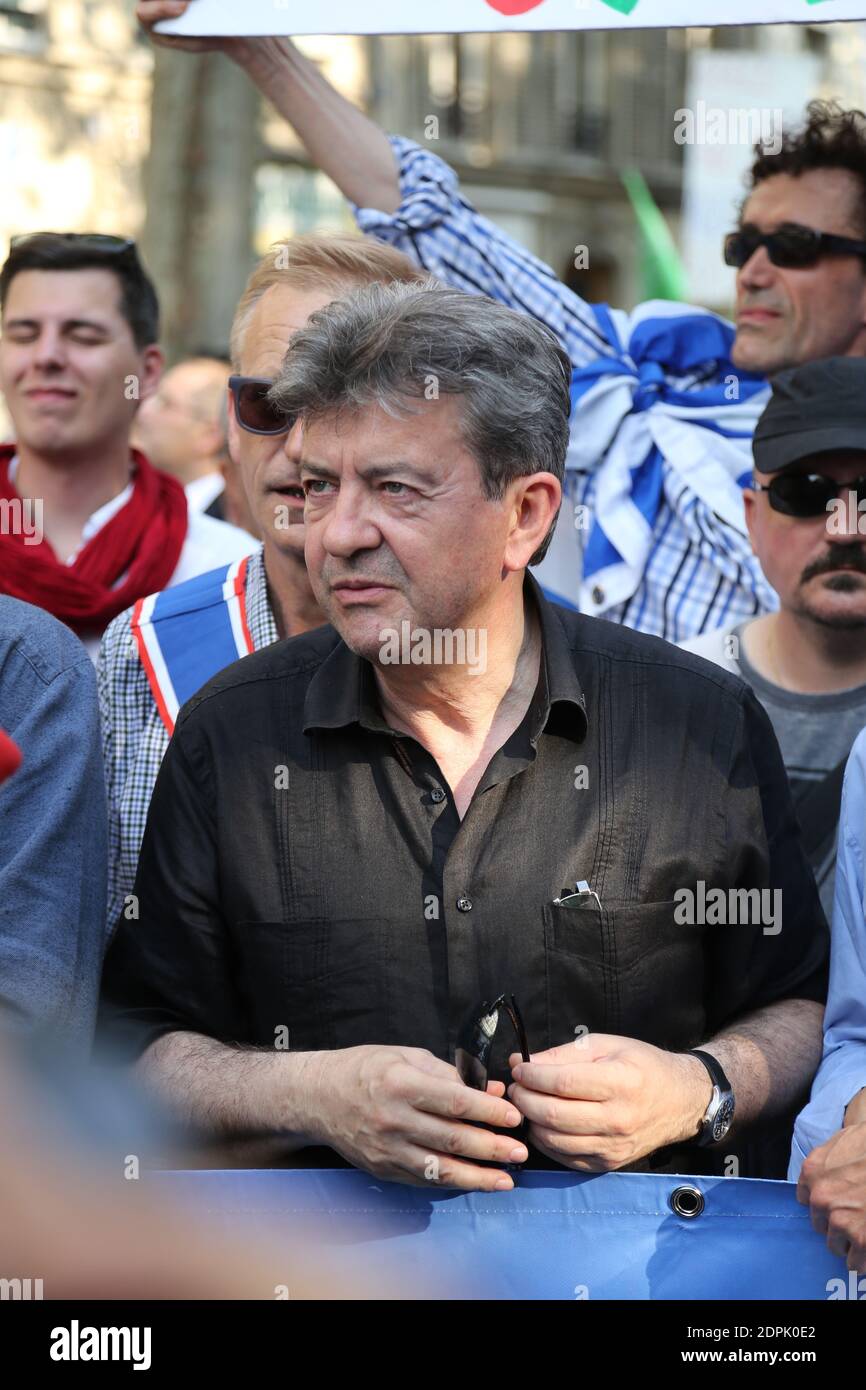 Jean-Luc MELENCHON - Manifestation de soutien au peuple grec. Photo by ...