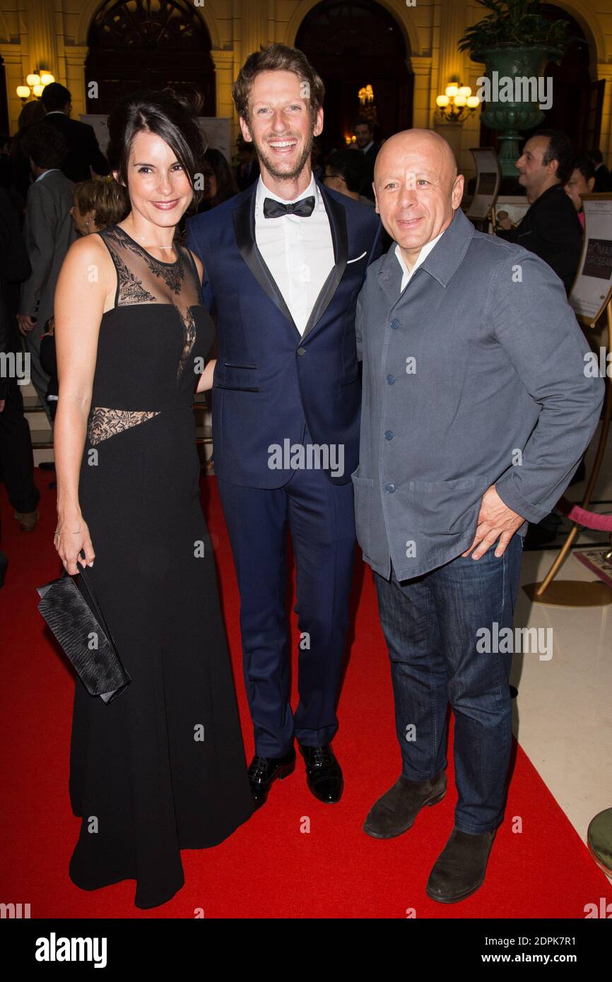 MARION JOLLES, SON MARI ROMAIN GROSJEAN ET THIERRY MARX - GALA DE ...