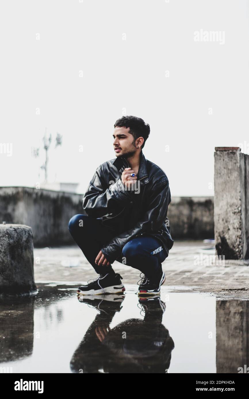 Indian hairy man hi-res stock photography and images - Alamy