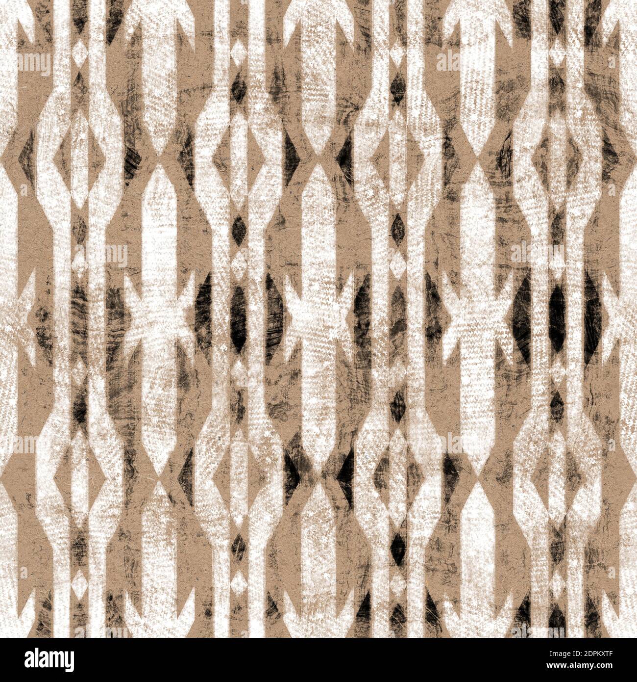 Seamless geometric pattern on cardboard for print Stock Photo - Alamy