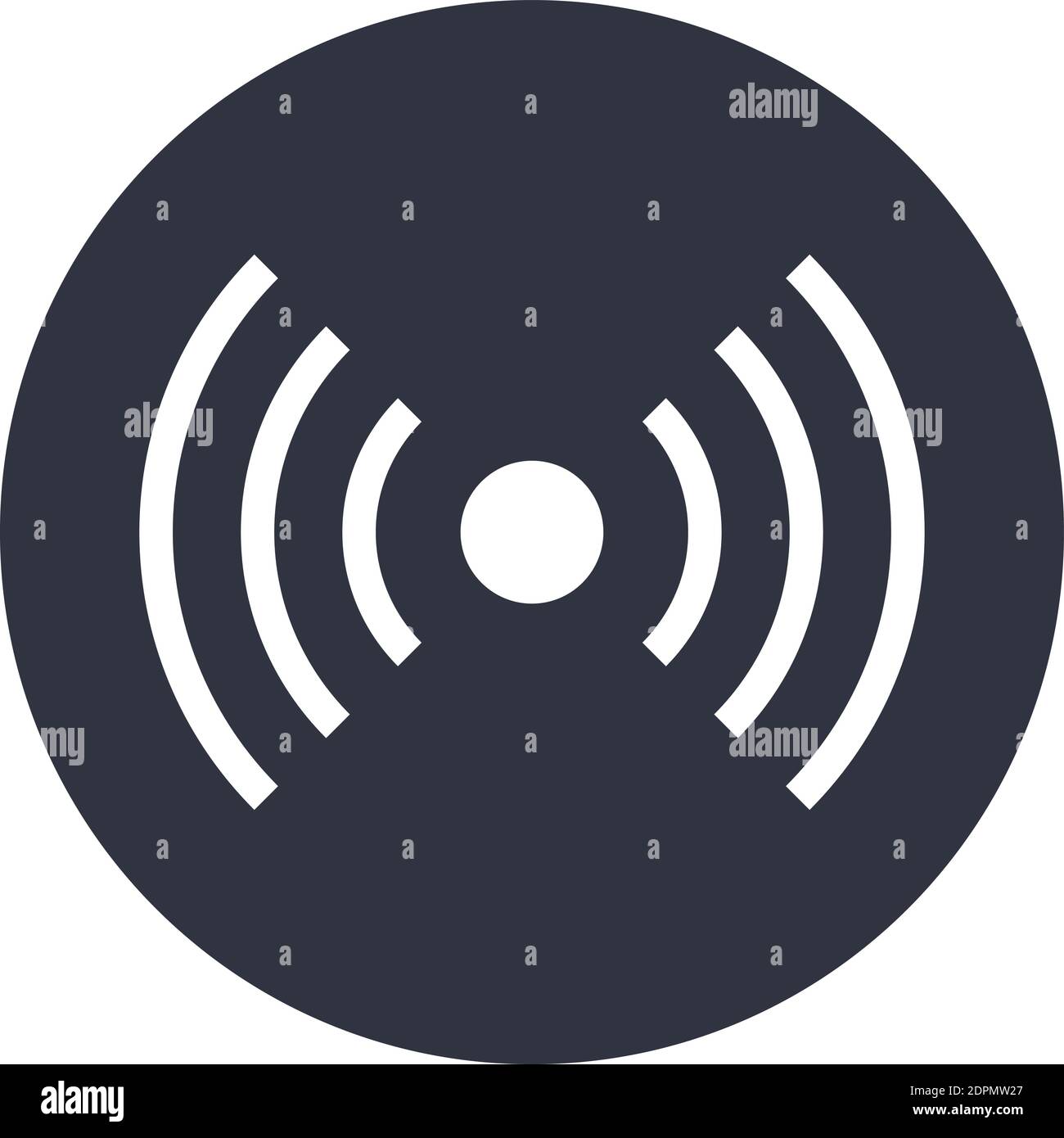 Radio waves graphic Stock Vector Images - Alamy