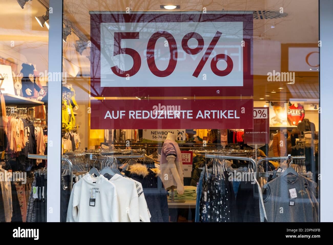 Show Window With Sign 50 Stock Photo - Alamy