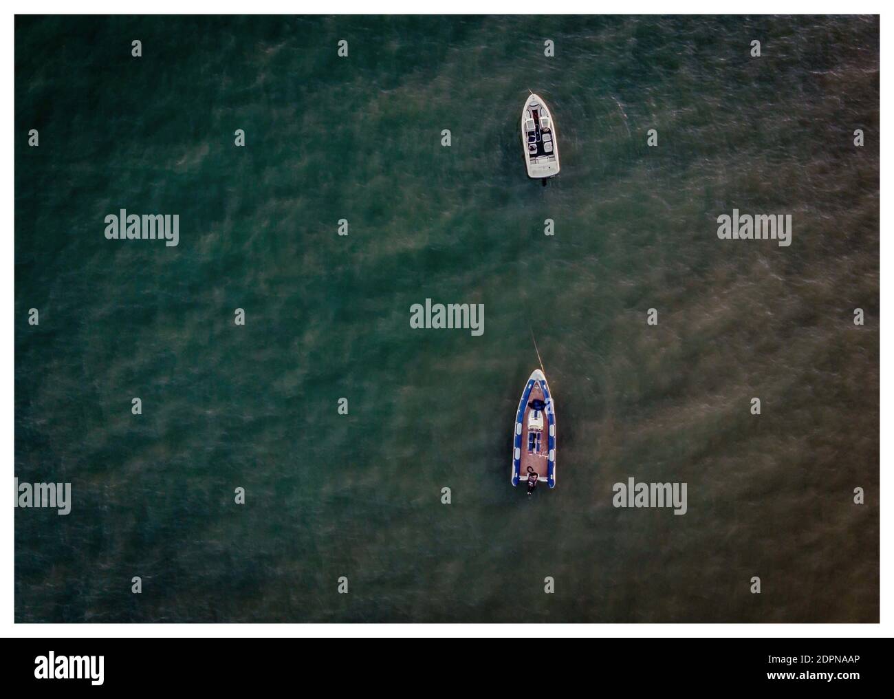 Aerial view of boats Cut Out Stock Images & Pictures - Alamy