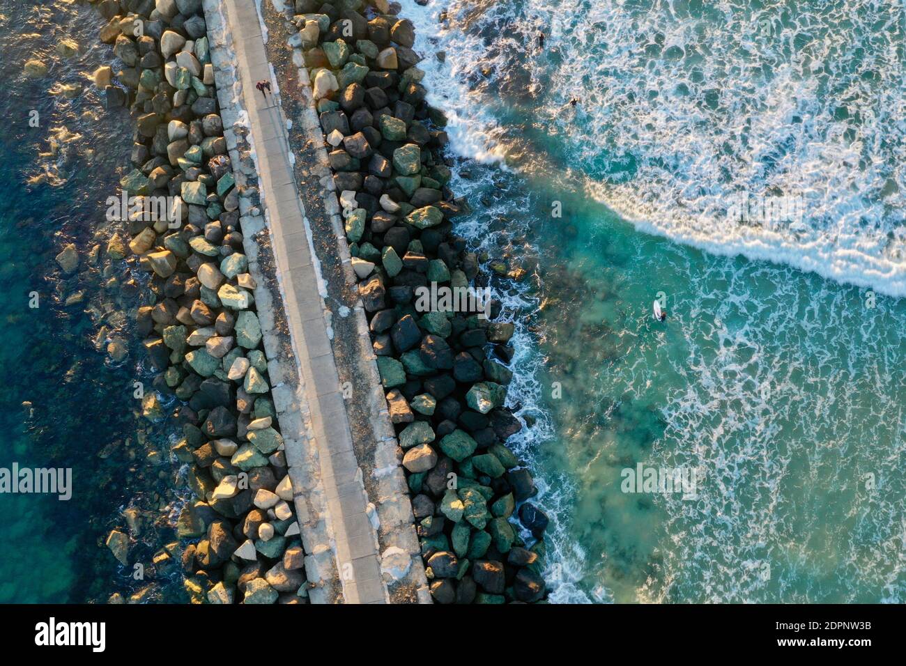 Groyne aerial hi-res stock photography and images - Alamy