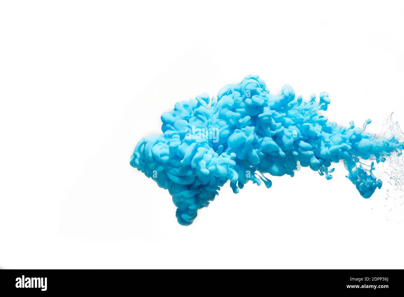 Blue acrylic paint hi-res stock photography and images - Alamy