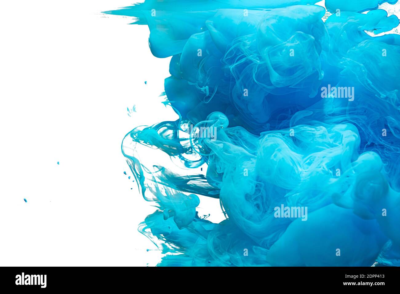 Blue acrylic paint hi-res stock photography and images - Alamy