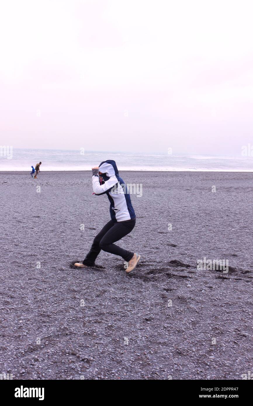 Fighting Against The Wind High Resolution Stock Photography and Images ...