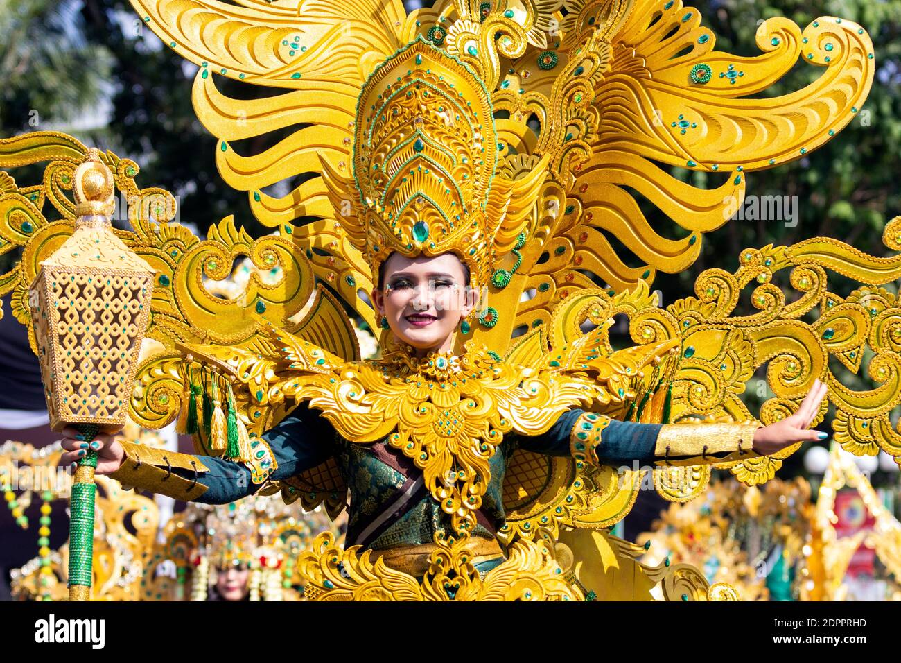 The participants of the Jember Fashion Carnaval Stock Photo - Alamy
