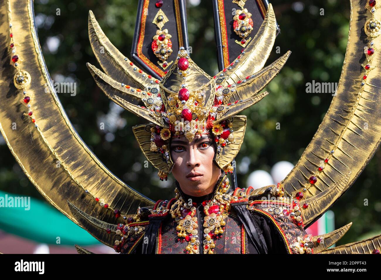 The participants of the Jember Fashion Carnaval Stock Photo - Alamy