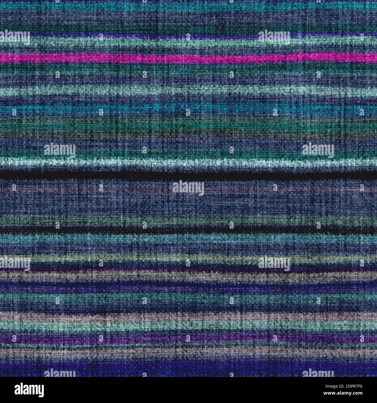 Variegated multicolor horizontal tapestry stripe woven texture. Space ...