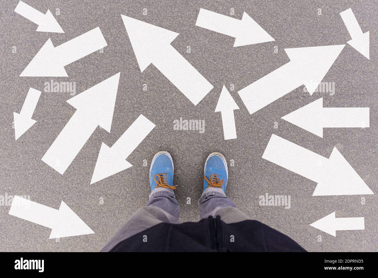 Floor Arrows High Resolution Stock Photography and Images - Alamy