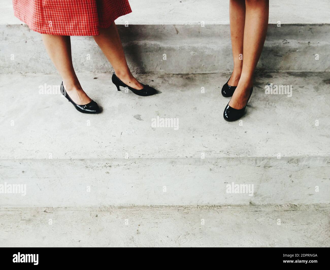 Above the knee skirt hi-res stock photography and images - Alamy