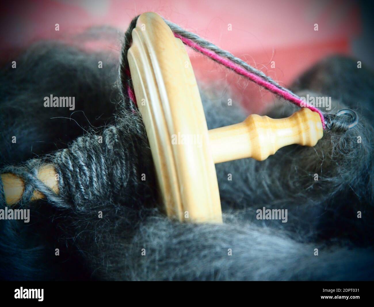 Wool spindle hi-res stock photography and images - Alamy
