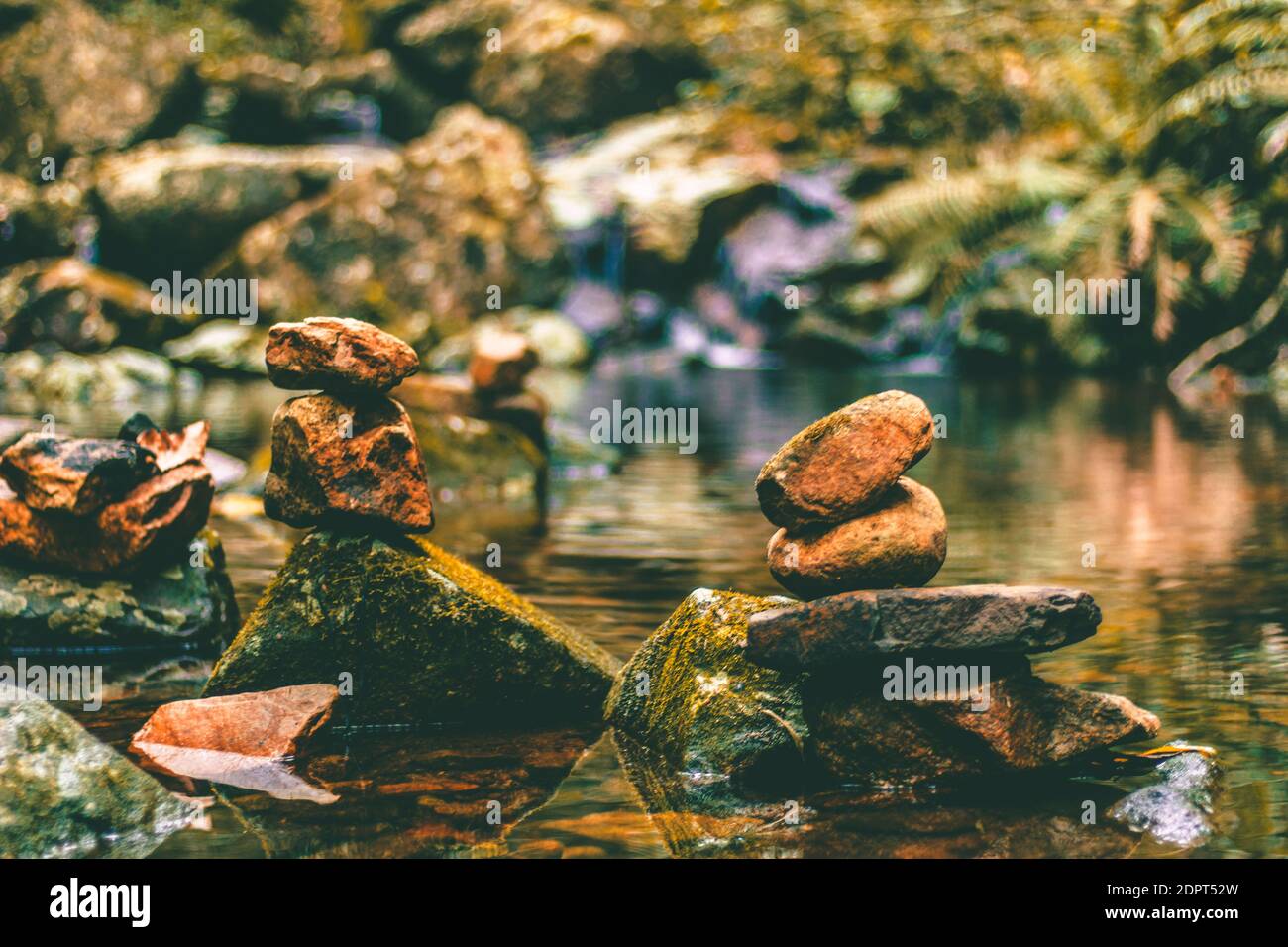 Art trail on rock and river hi-res stock photography and images - Alamy