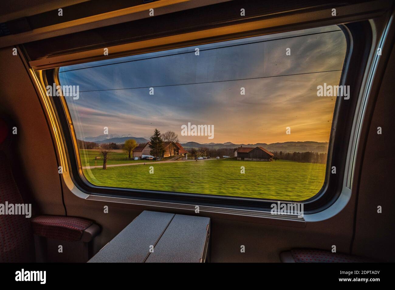 Switzerland scenic train interior hi-res stock photography and images ...