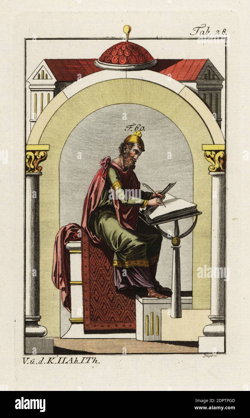 Wulstan II (or Wulfstan), Archbishop of York. The portrait of Wulfstan ...