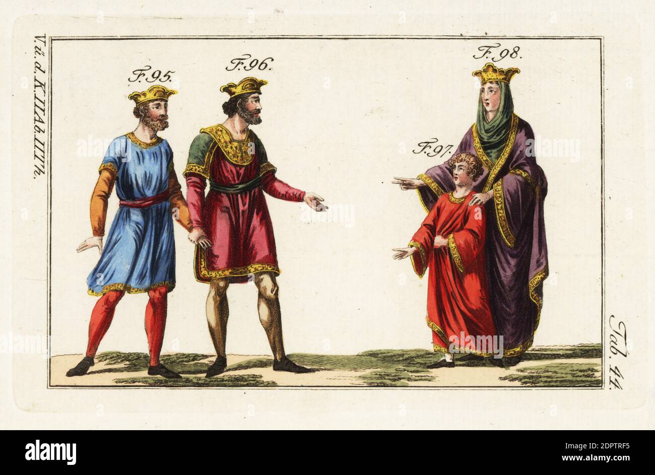 King Lothar I, 795-855, King Louis V the Do-Nothing c.966-987, and Emma ...