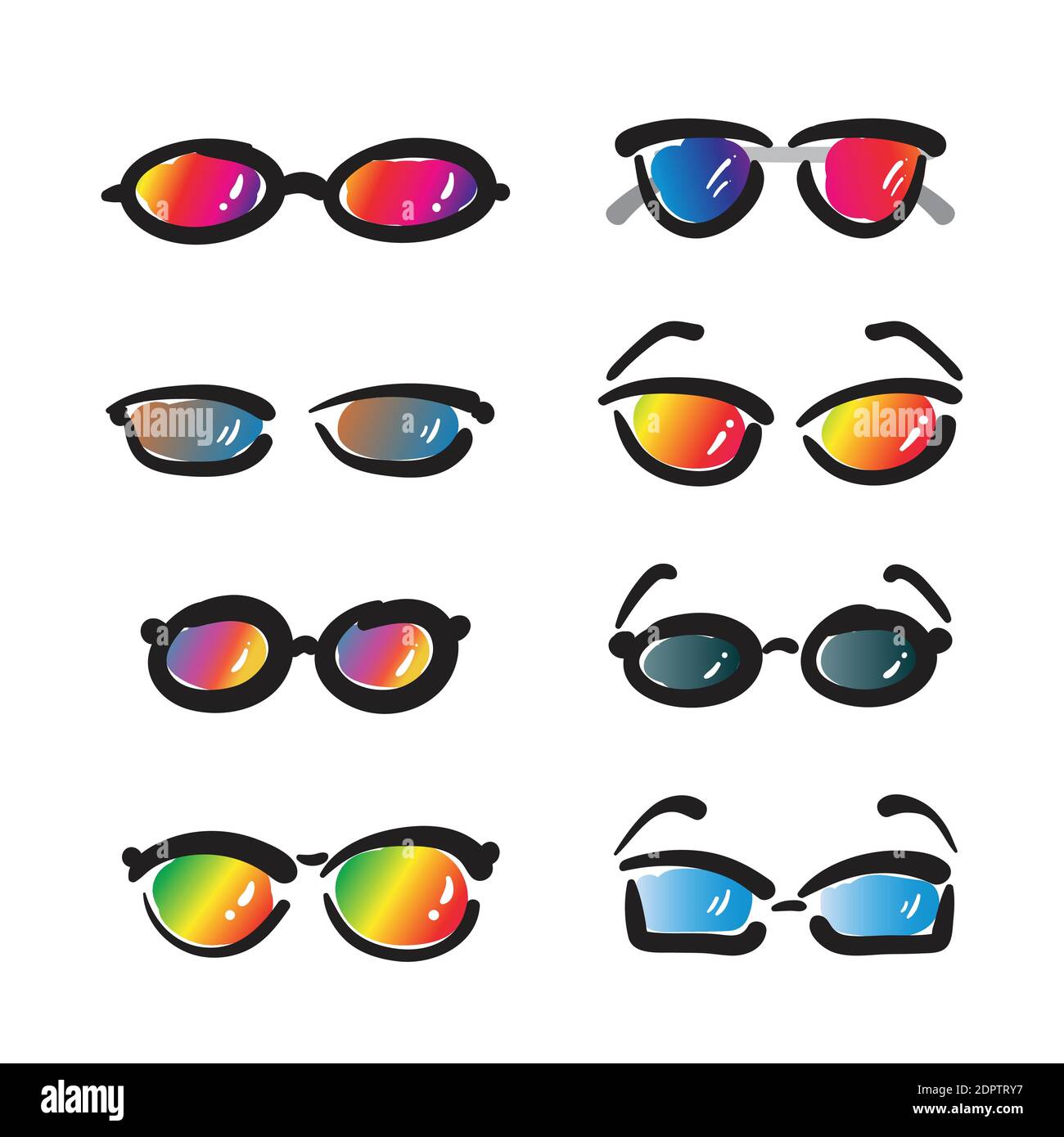 Sunglasses vector vectors hi-res stock photography and images - Alamy