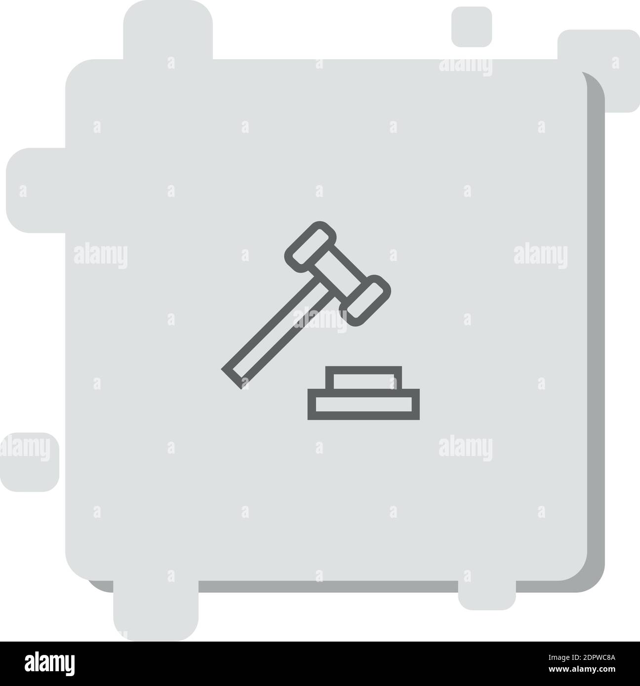 auction vector icon modern simple vector illustration Stock Vector ...