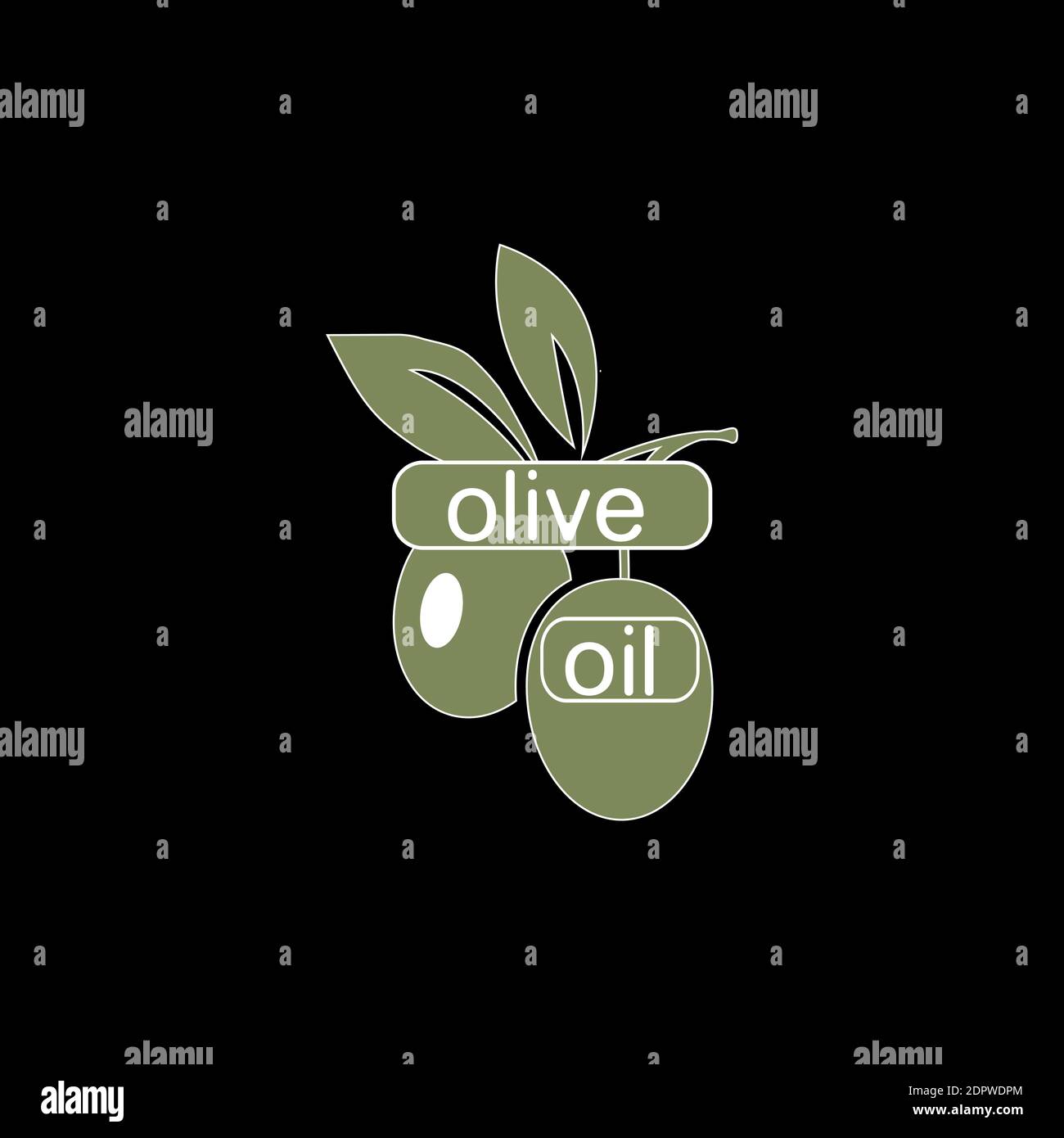 Olive vector design. Olive branch vector illustration Stock Vector ...