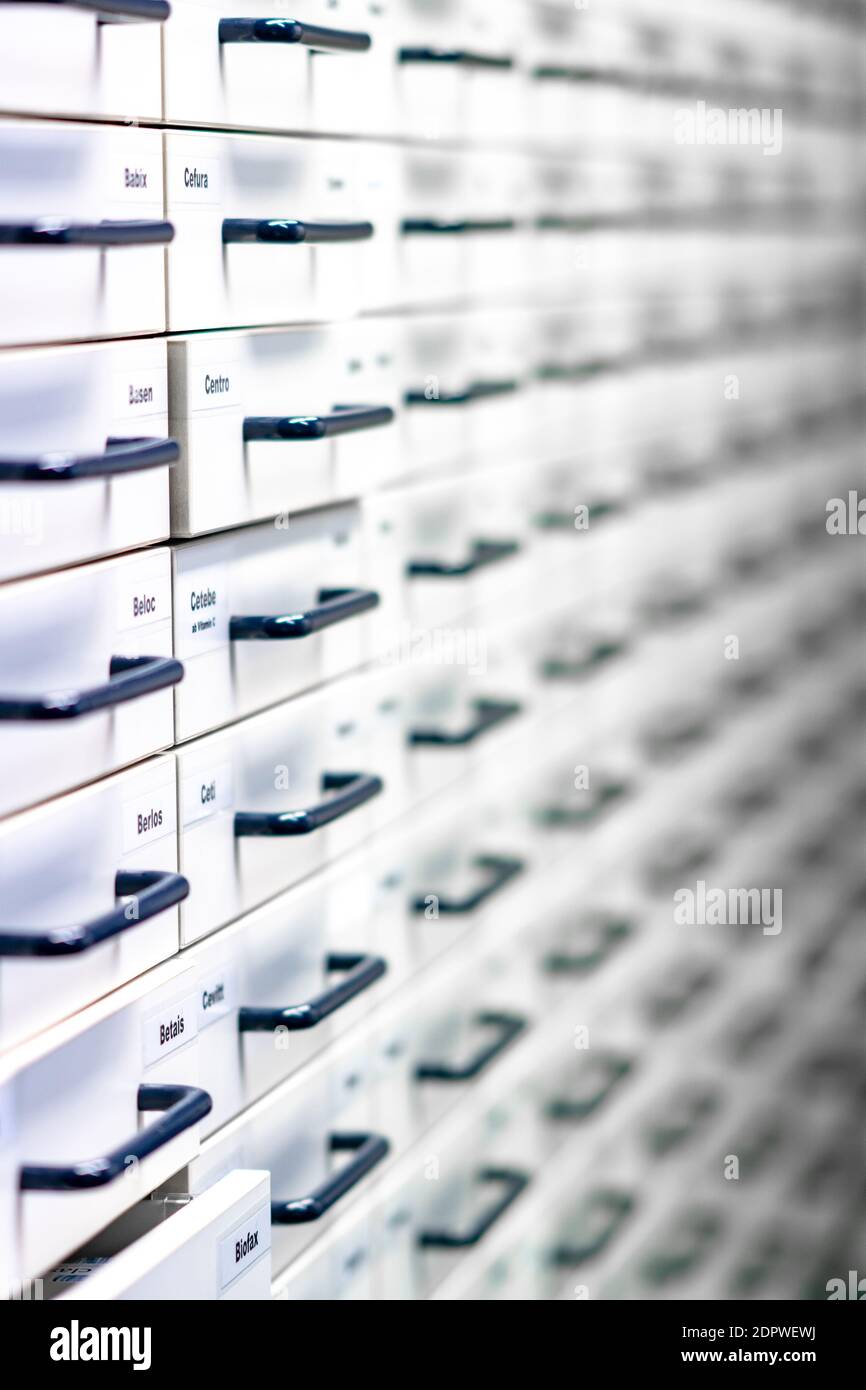 Medicine Drawers High Resolution Stock Photography and Images - Alamy