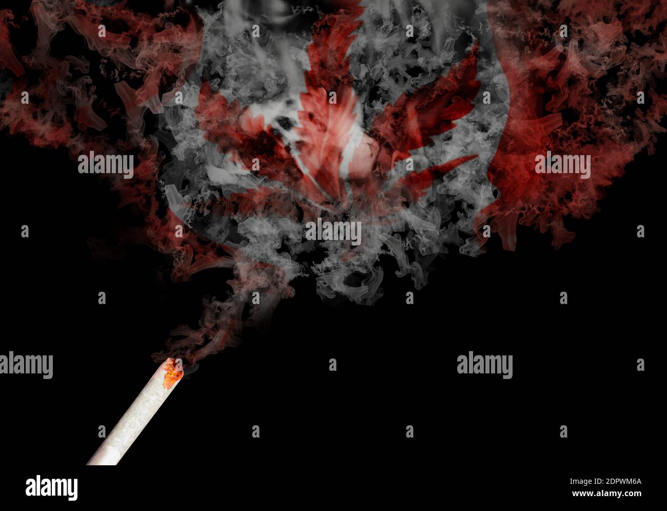 Marijuana leaf smoke fire hi-res stock photography and images - Alamy