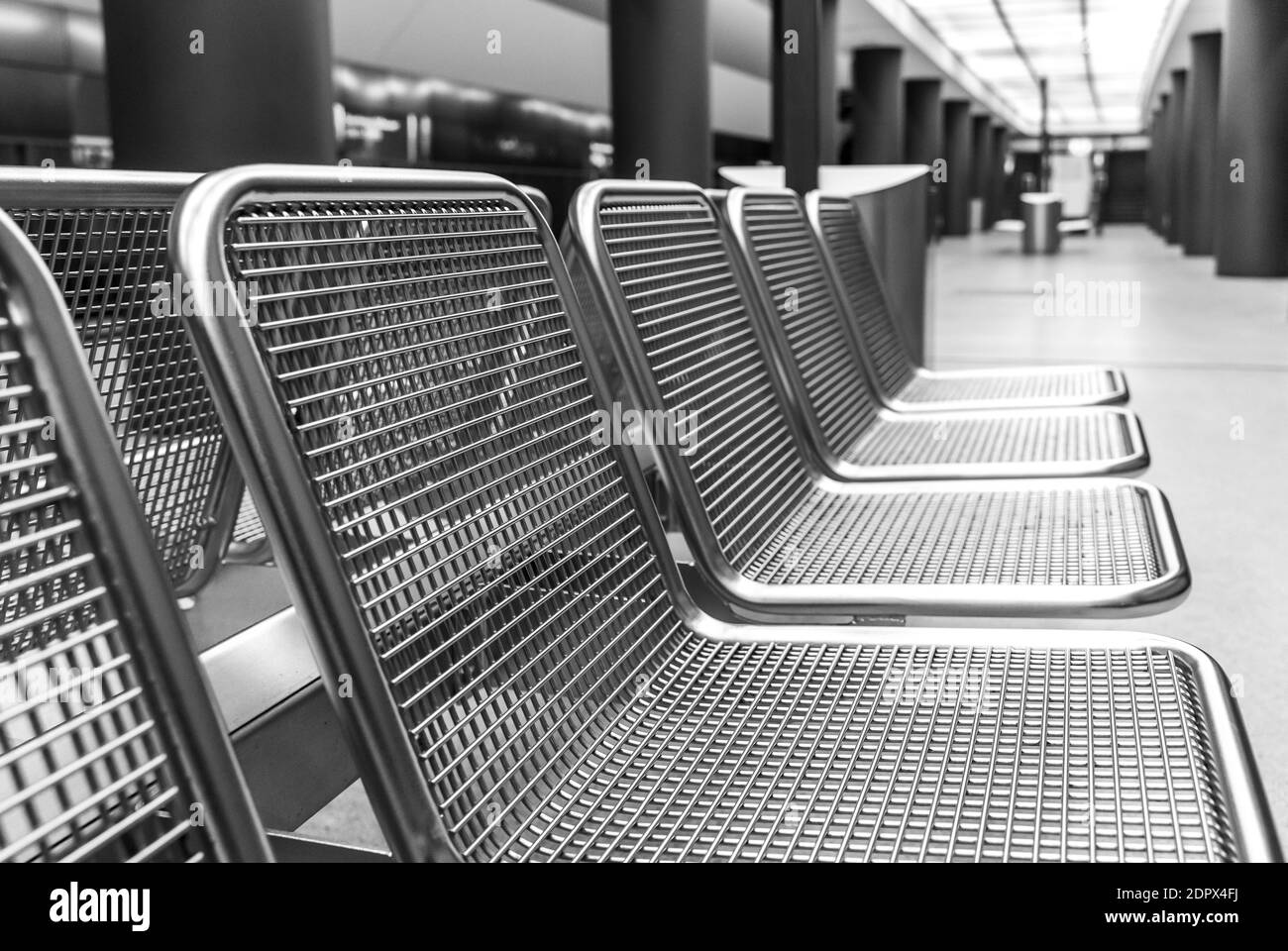 White cart station hi-res stock photography and images - Alamy