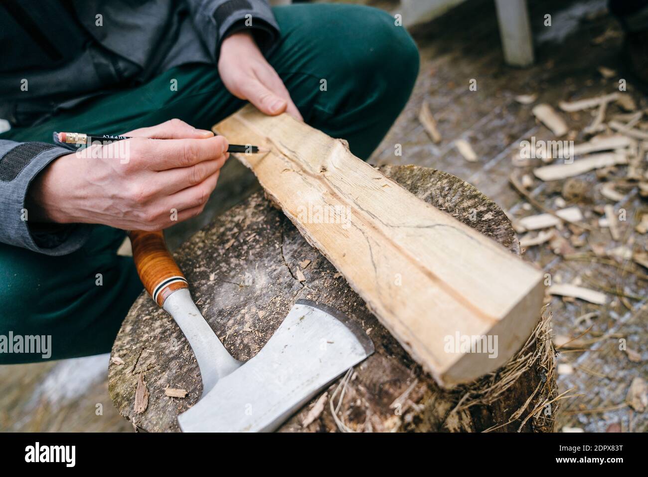 Wood Working Drawing High Resolution Stock Photography and Images - Alamy