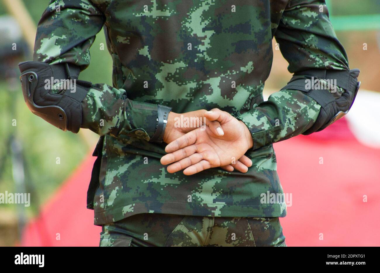 Soldier hands behind back hi-res stock photography and images - Alamy
