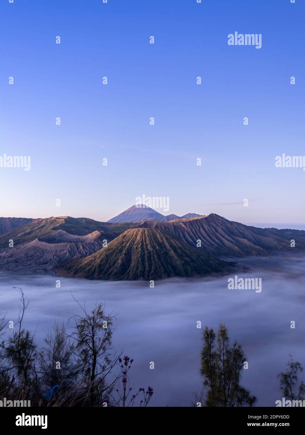 Landscape Of Mount Bromo Indonesia Stock Photo - Alamy