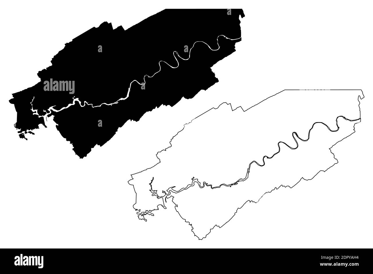 Map of hawkins Stock Vector Images - Alamy