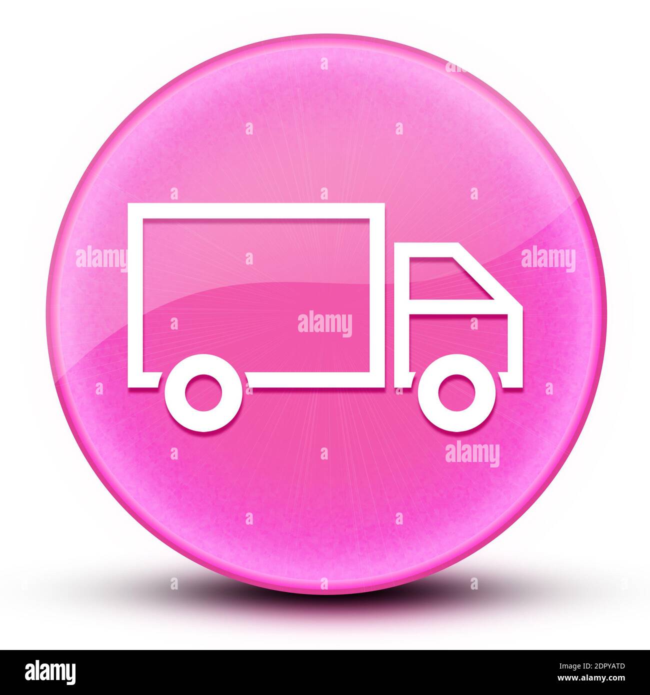 Delivery Truck Icon Pink