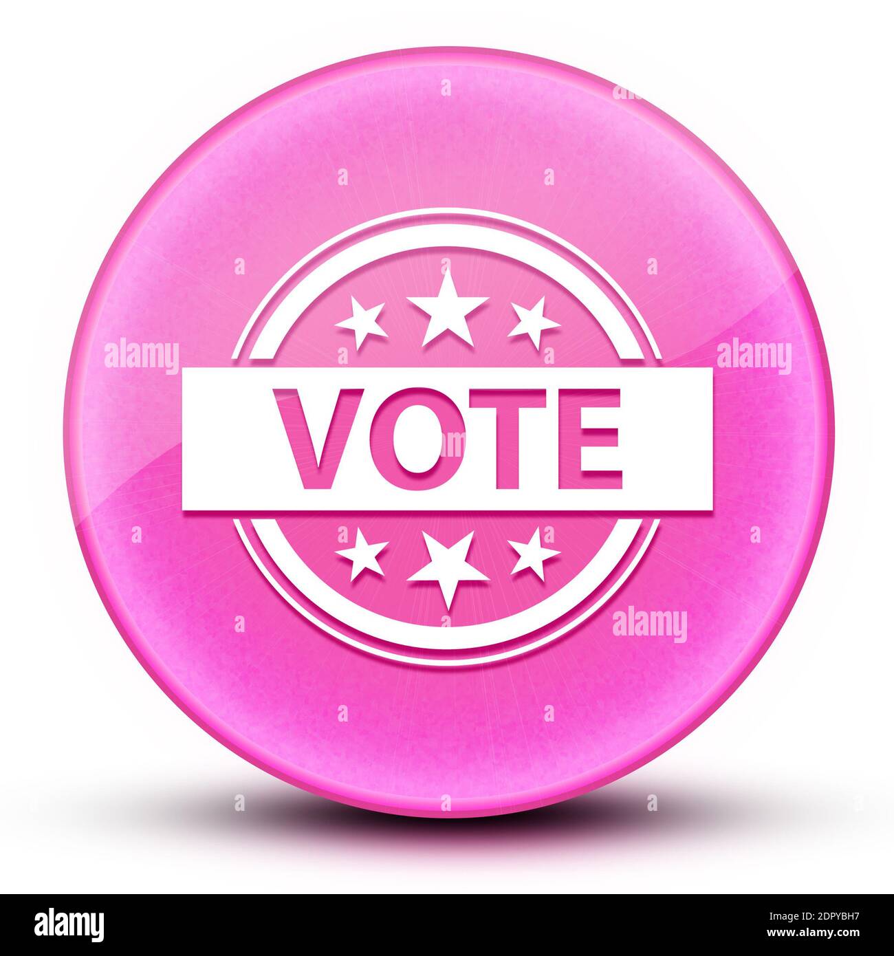 Pink badge hi-res stock photography and images - Alamy