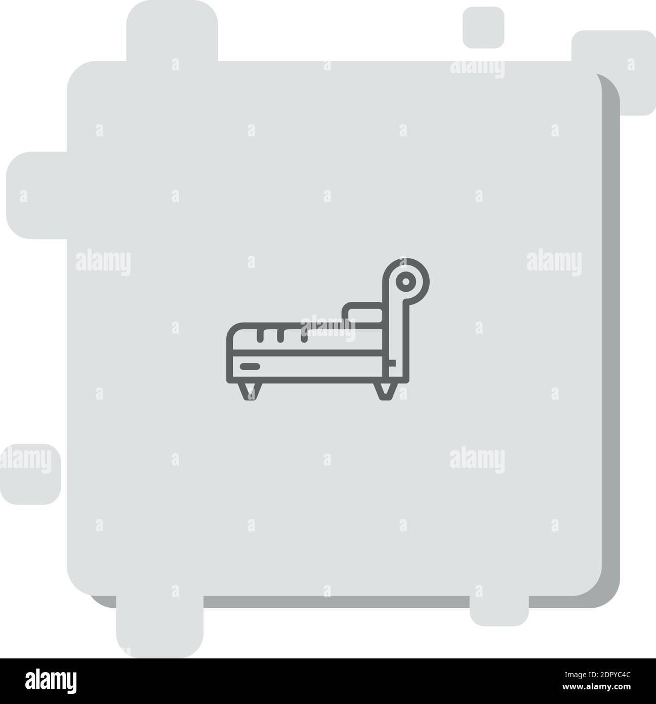 bed vector icon modern simple vector illustration Stock Vector Image ...